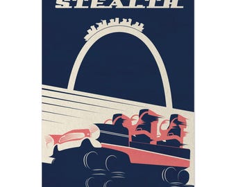 HYPERIA, Thorpe Park || Classic Matte Paper Poster || 30x45 Cm / 12x18 ...