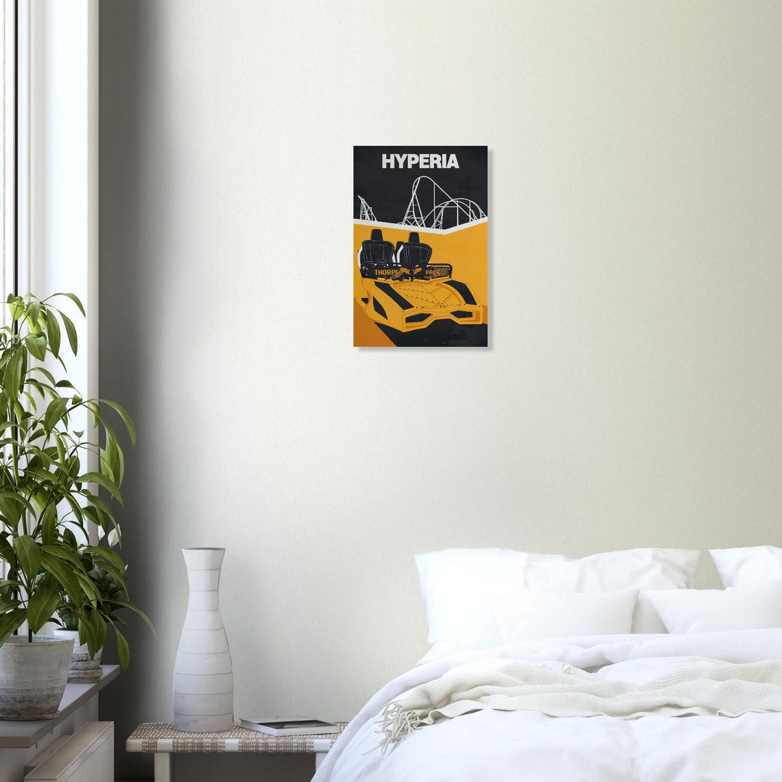 HYPERIA, Thorpe Park || Classic Matte Paper Poster || 30x45 Cm / 12x18 ...