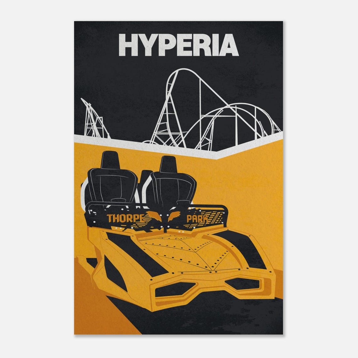 HYPERIA, Thorpe Park || Classic Matte Paper Poster || 30x45 Cm / 12x18 ...