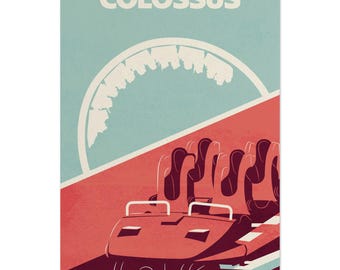 HYPERIA, Thorpe Park || Classic Matte Paper Poster || 30x45 Cm / 12x18 ...