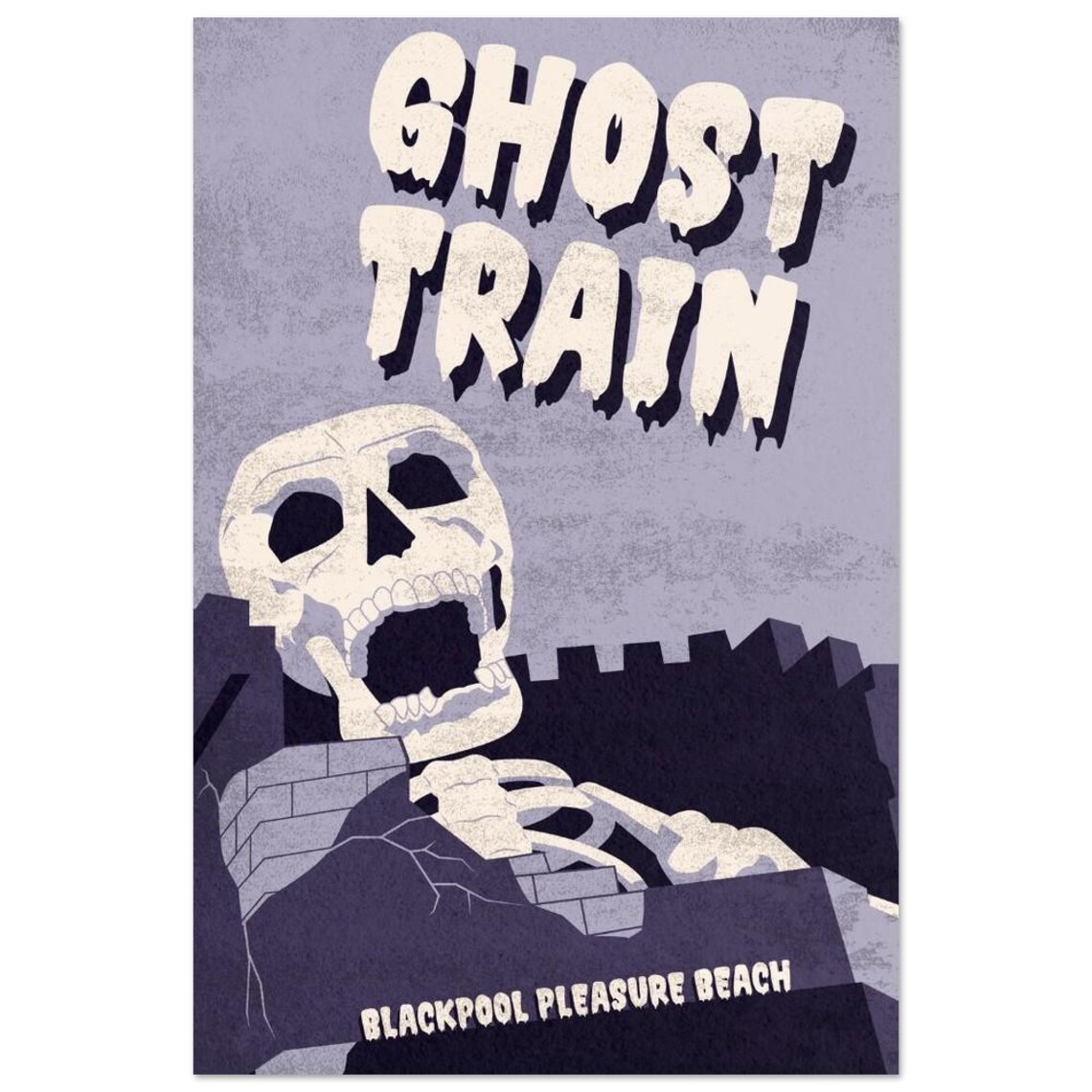 GHOST TRAIN, Blackpool Pleasure Beach || Classic Matte Paper Poster ...
