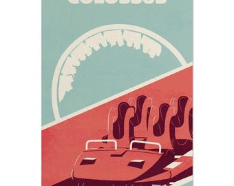 HYPERIA, Thorpe Park || Classic Matte Paper Poster || 30x45 Cm / 12x18 ...