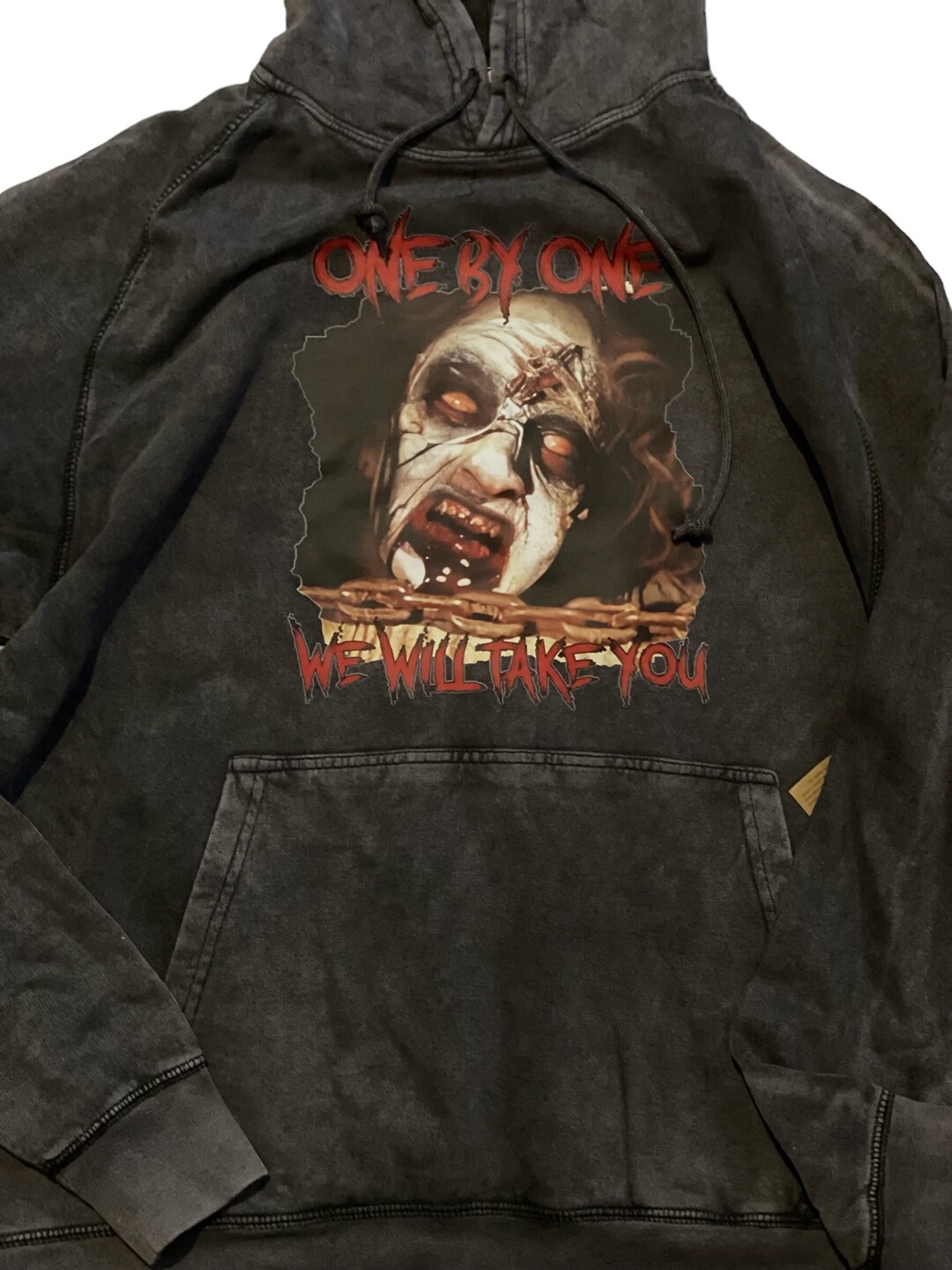 Evil Dead Vintage Wash Horror Hoodie - Etsy