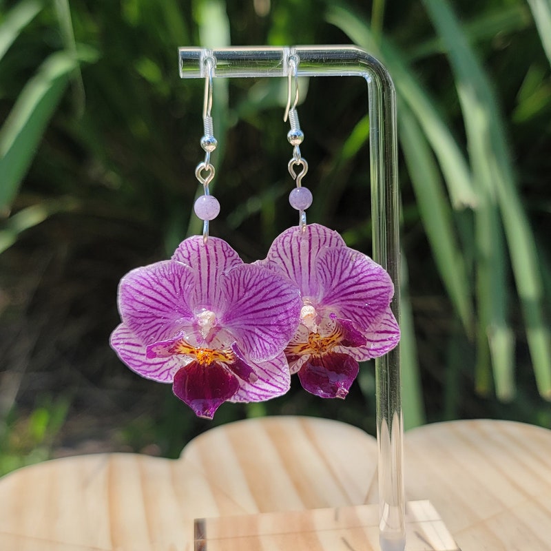 Orchid Jewelry Amethyst - Etsy