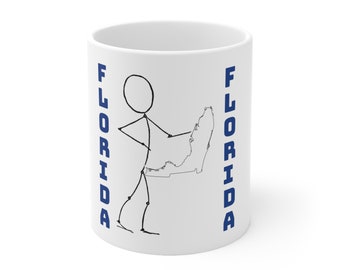 Mens Florida Coffee Mug Boys Florida Guy Coffee Cup Florida Gift Mens ...