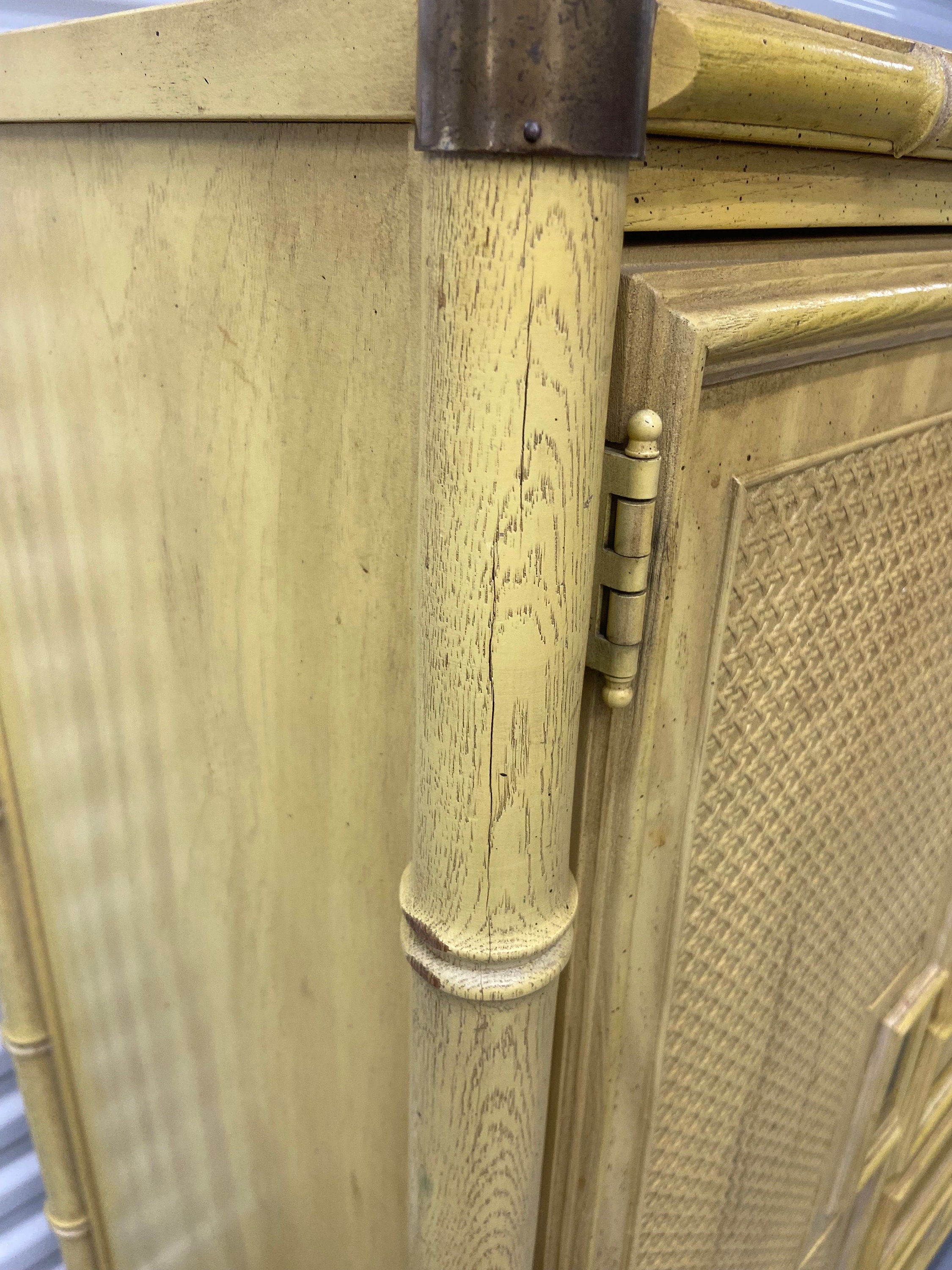 PICK A COLOR Stanley Faux Bamboo Chifforobe wardrobe/armoire - Etsy