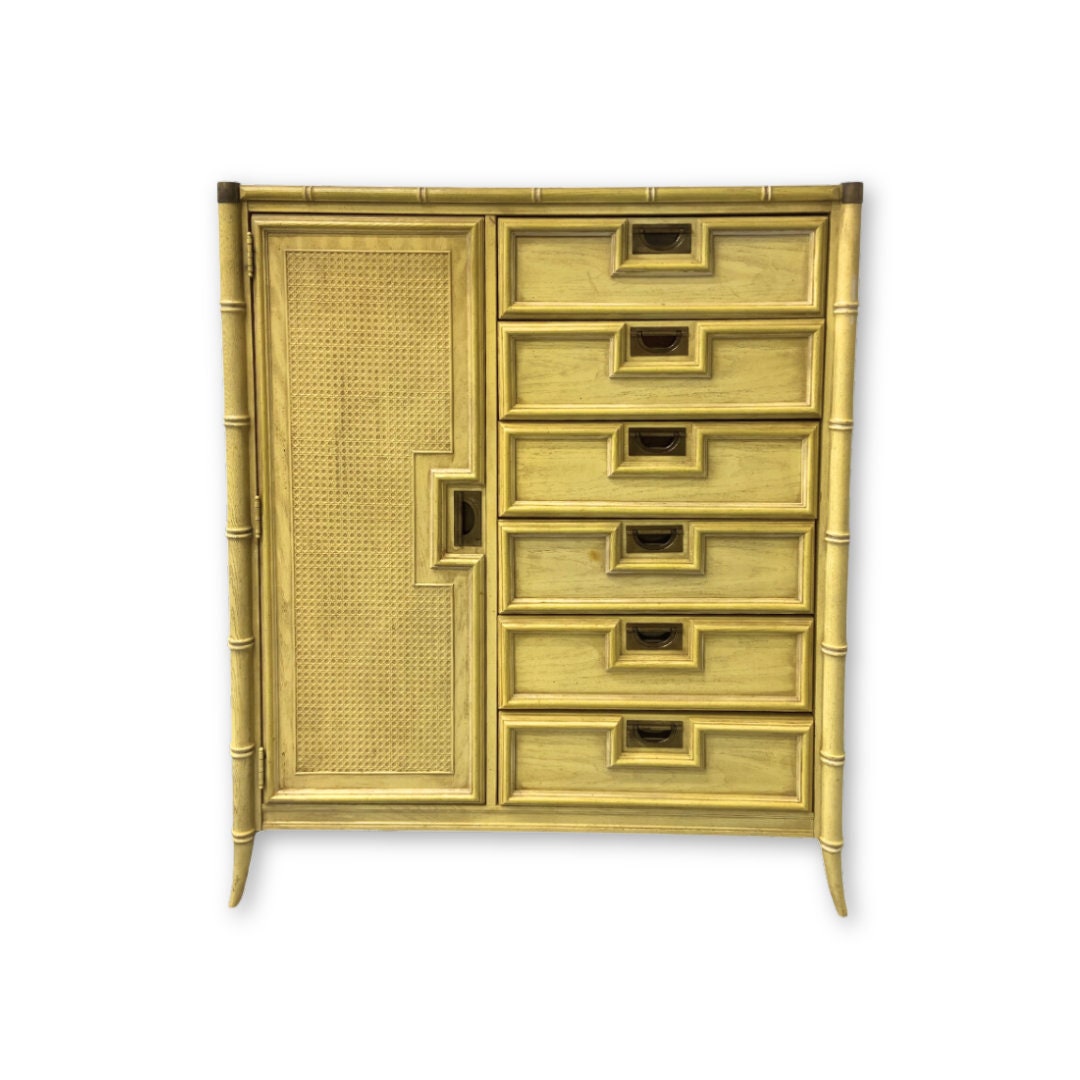 PICK A COLOR Stanley Faux Bamboo Chifforobe wardrobe/armoire - Etsy