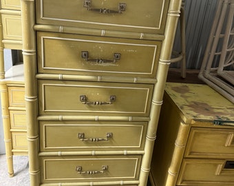 CUSTOMIZABLE Henry Link Faux Bamboo Lingerie Chest in the Color of Your ...