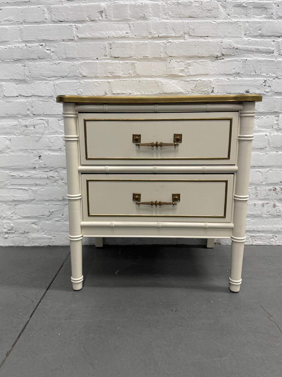 Henry Link Bali Hai Faux Bamboo Nightstand - Single - Etsy