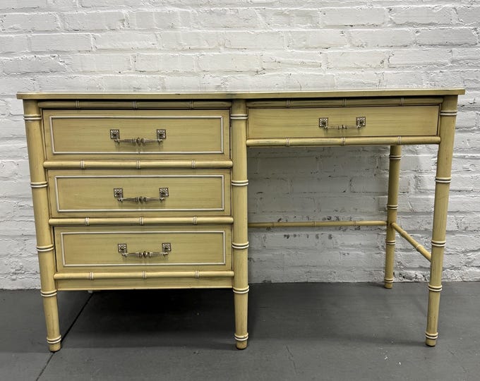 Henry Link Bali Hai Faux Bamboo Desk - Etsy