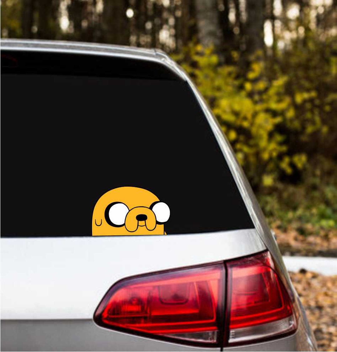 Jake the Dog Peeker Peeking Peek Car Vinyl Stickers Anime Stickers ...