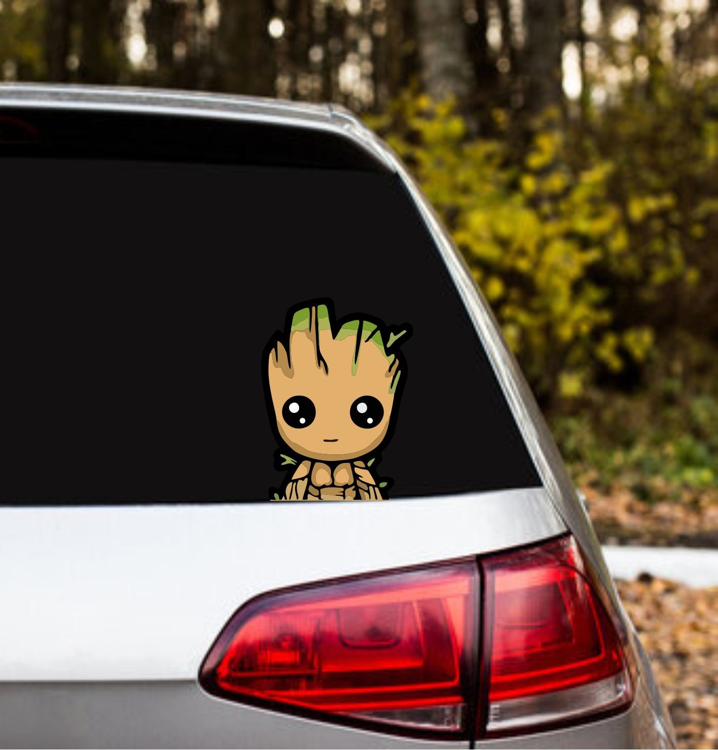 Baby Groot Peeker Peeking Peek Car Vinyl Stickers - Etsy Canada