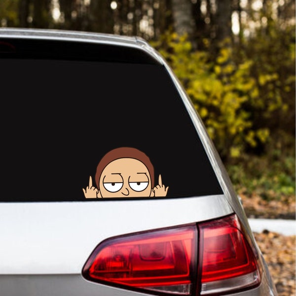 Rick Middle Finger - Etsy