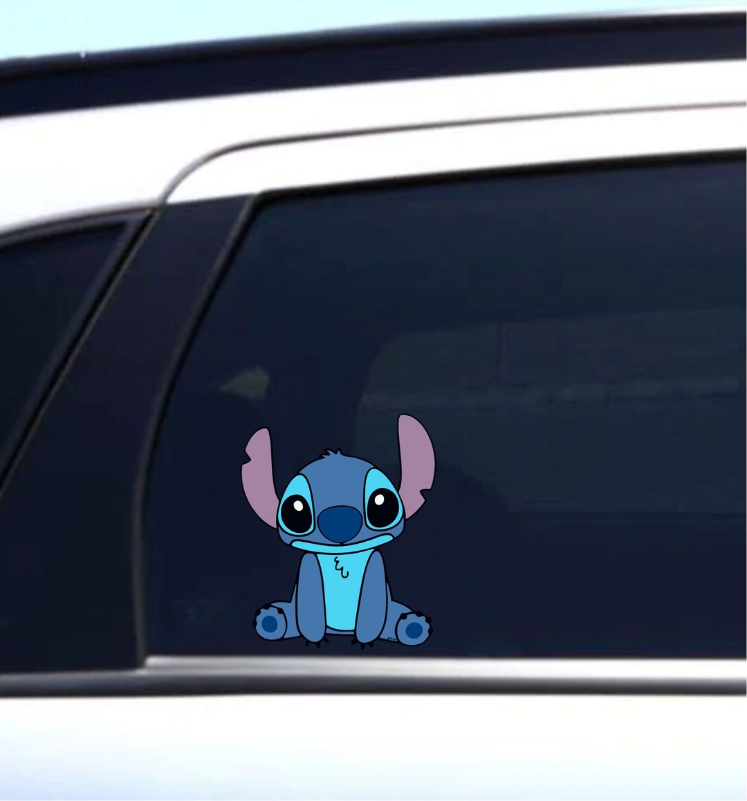 Stitch Posing Car Decals Disney Characters Car Vinyl Stickers Lilo and ...