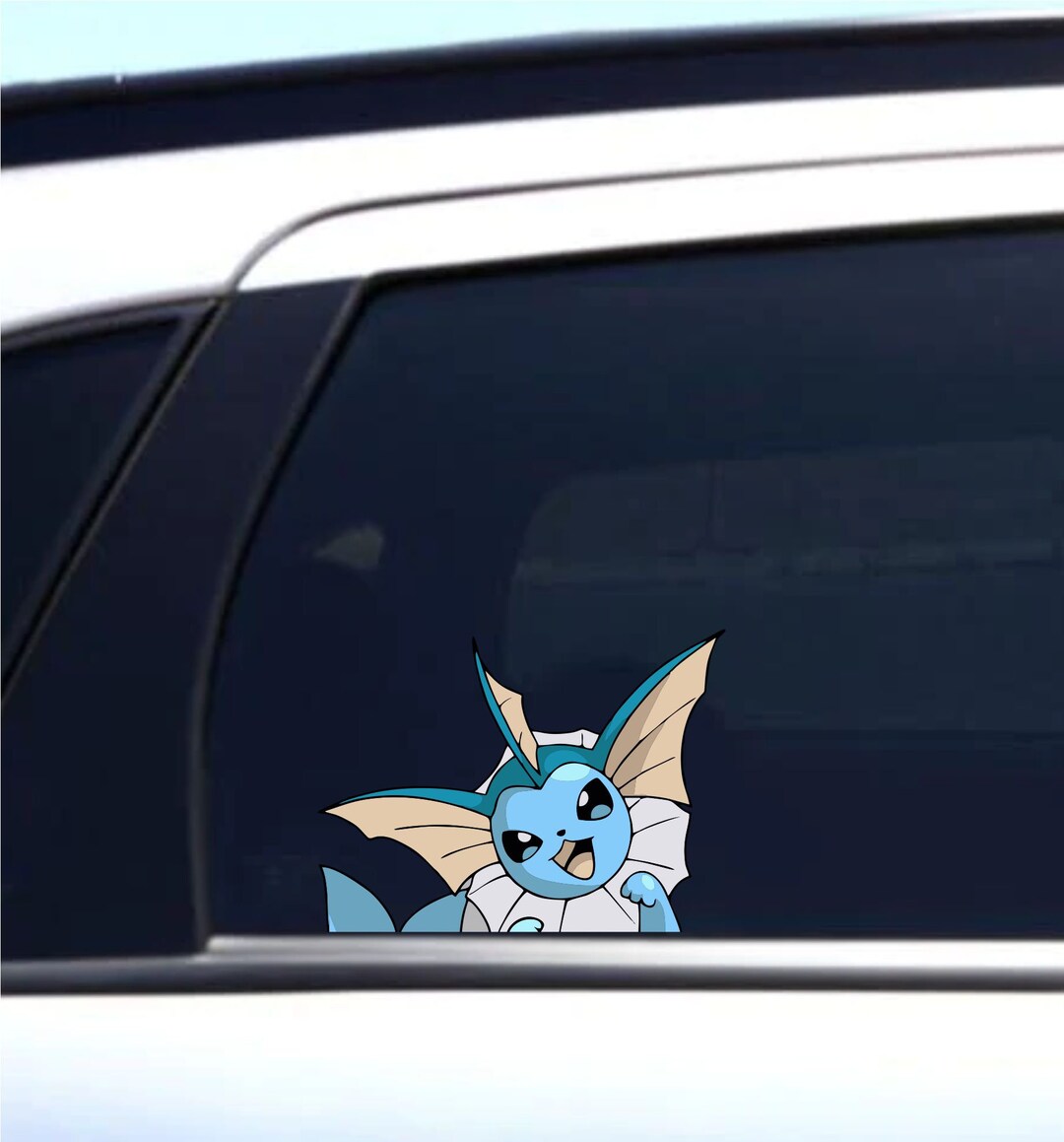 Vaporeon Peeker Peeking Peek Car Vinyl Stickers Anime Stickers Car ...
