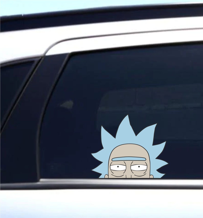 Rick & Morty Dibujos animados / Peeker / Peeking / Peek / Pegatinas de ...