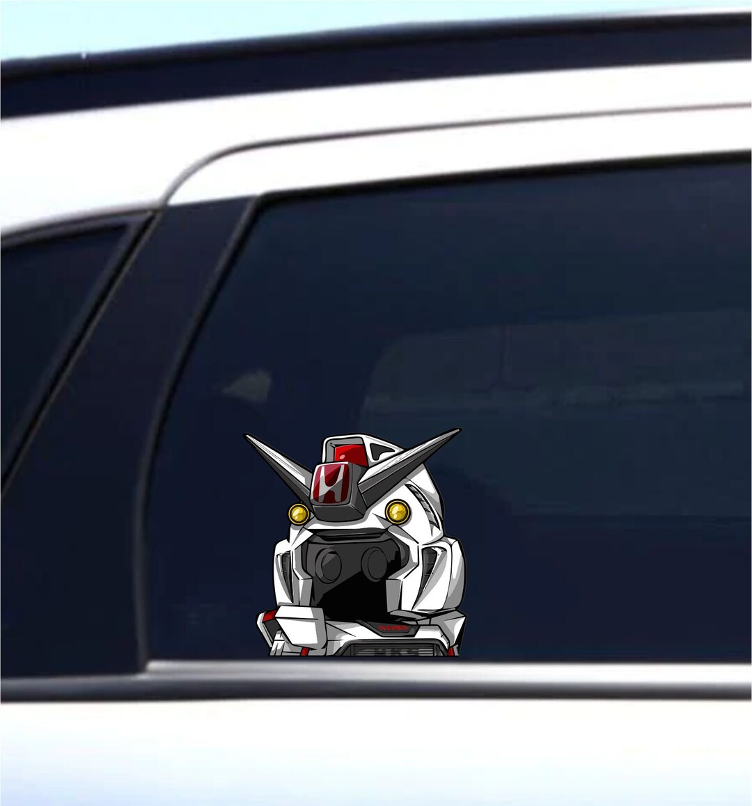 Asimo Robot Peeker Peeking Peek Car Vinyl Stickers Anime Stickers Car ...