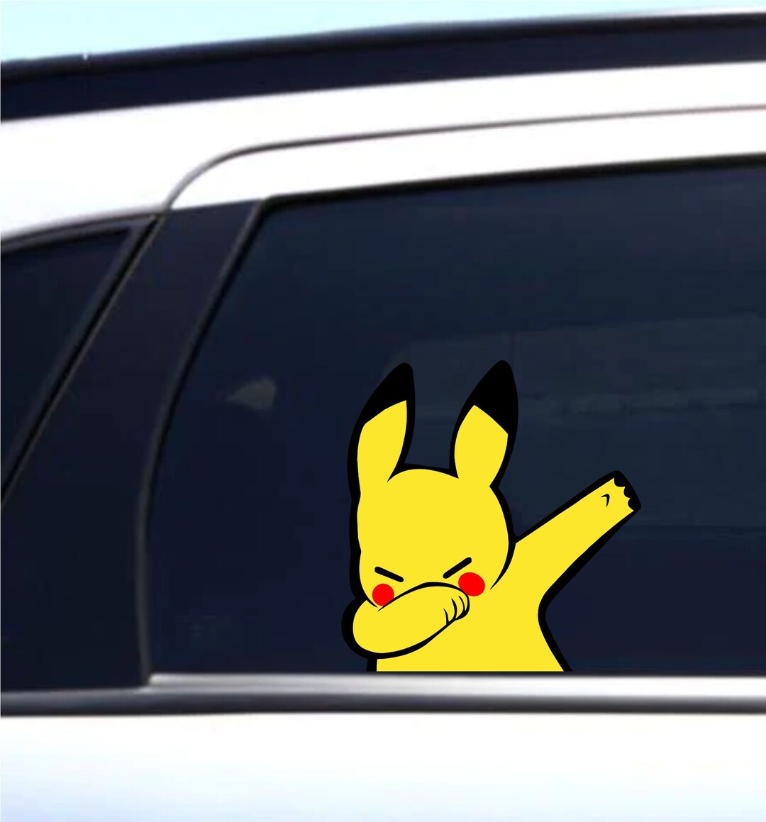 Pikachu Dabbing Peeker Peeking Peek Car Vinyl Stickers Pokemon Laptop ...