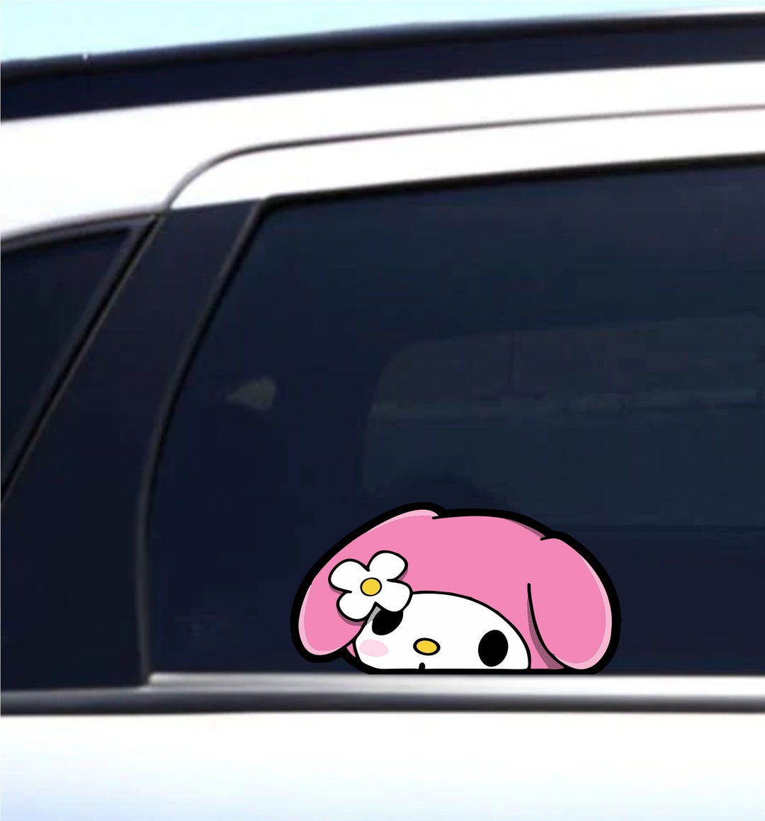 Cute Melody Peeker Peeking Peek Car Vinyl Stickers Anime Stickers ...