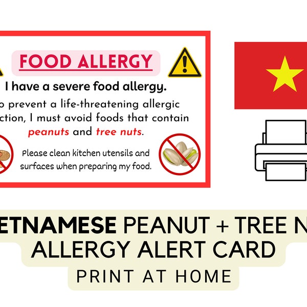 Vietnamese Allergy - Etsy