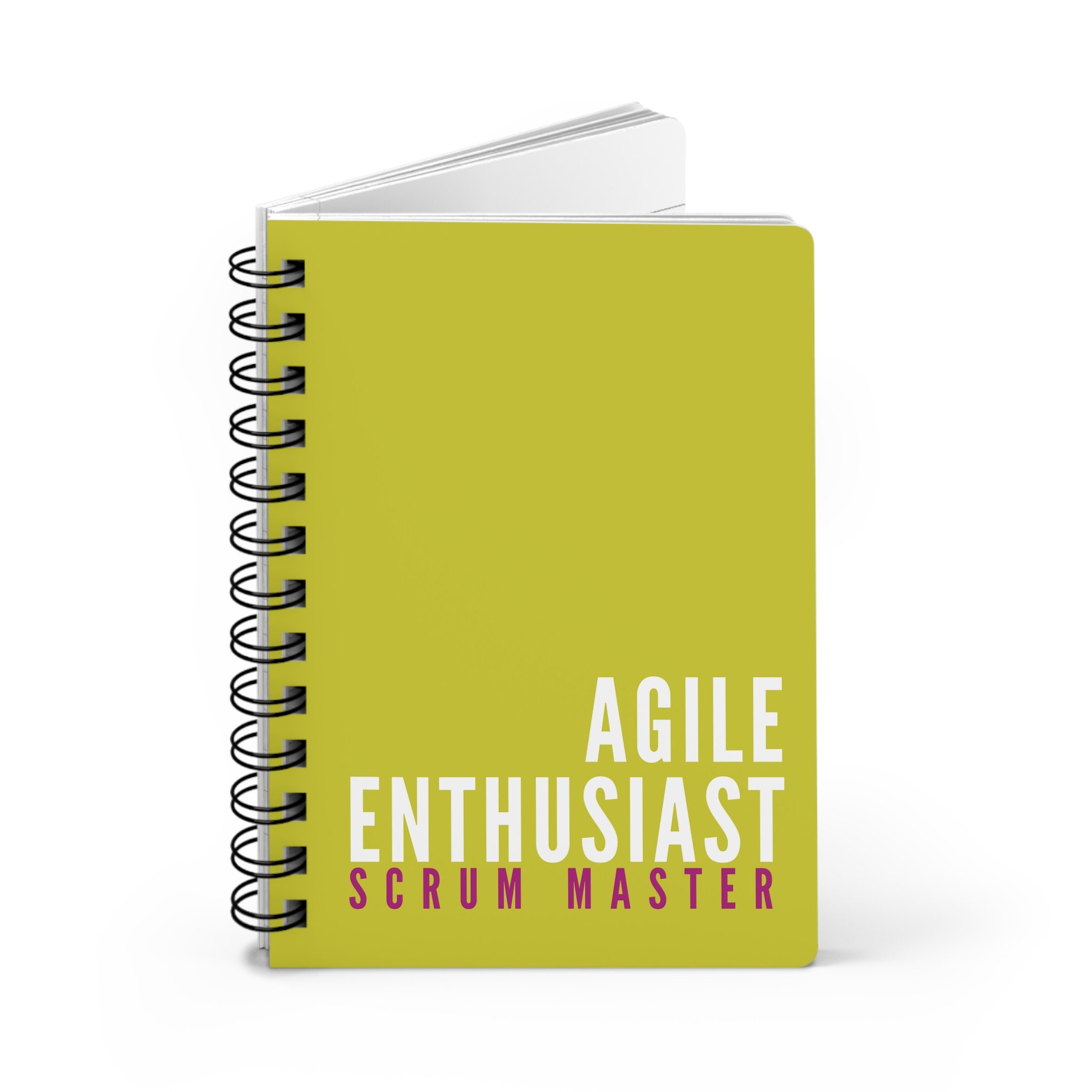 Agile Scrum Master Notebook small, 5x7, Glossy, Chartreuse - Etsy