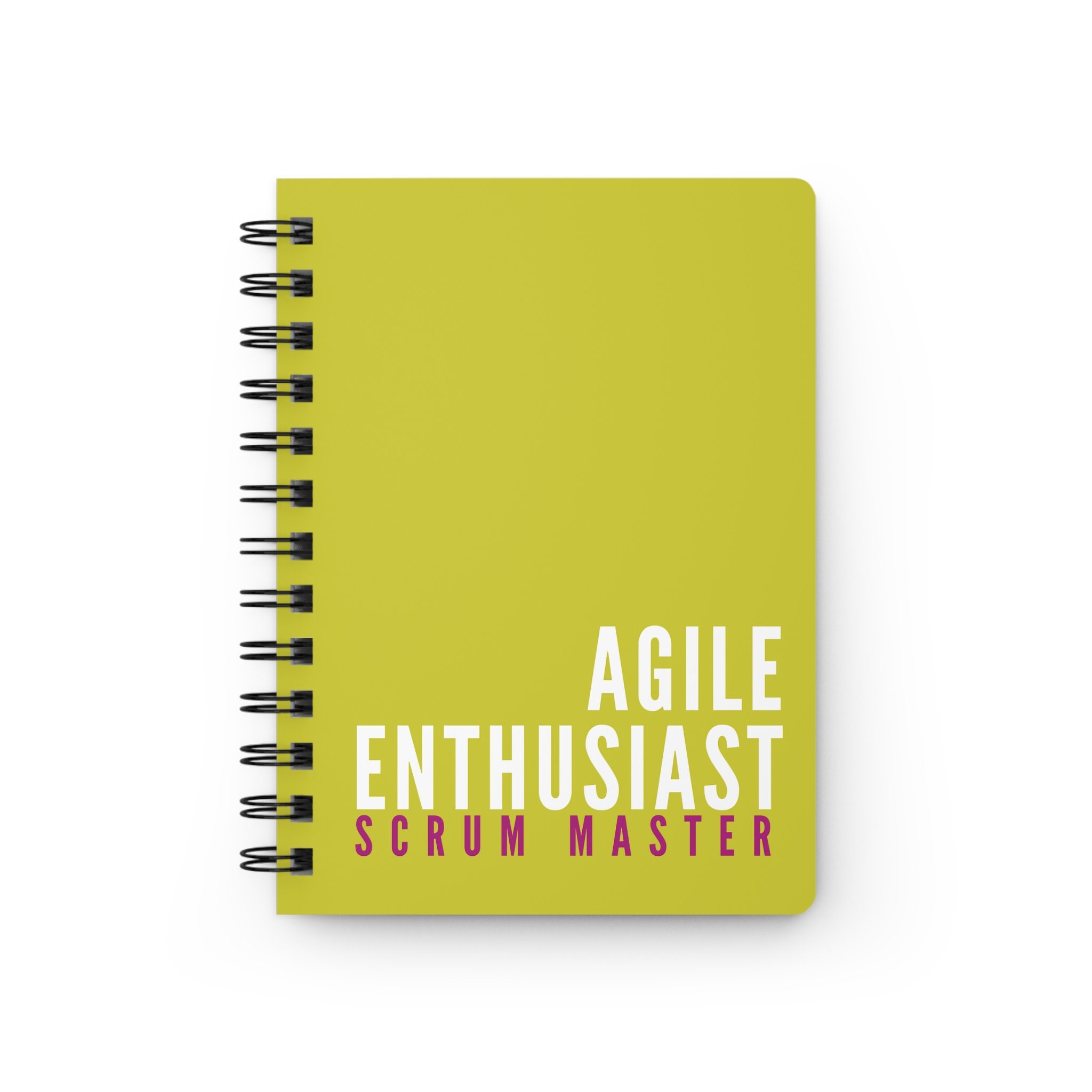 Agile Scrum Master Notebook small, 5x7, Glossy, Chartreuse - Etsy