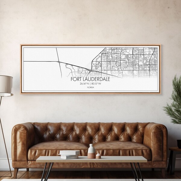 Florida Map Canvas - Etsy