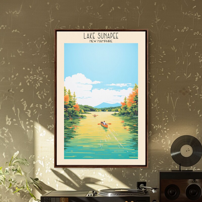 Sunapee Poster - Etsy