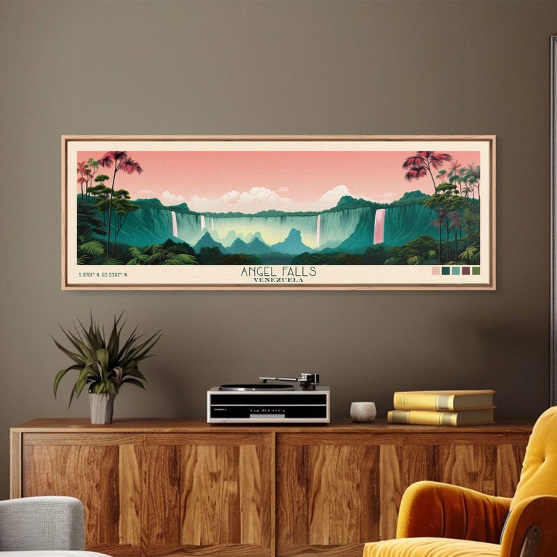 Angel Falls Poster Print - Etsy