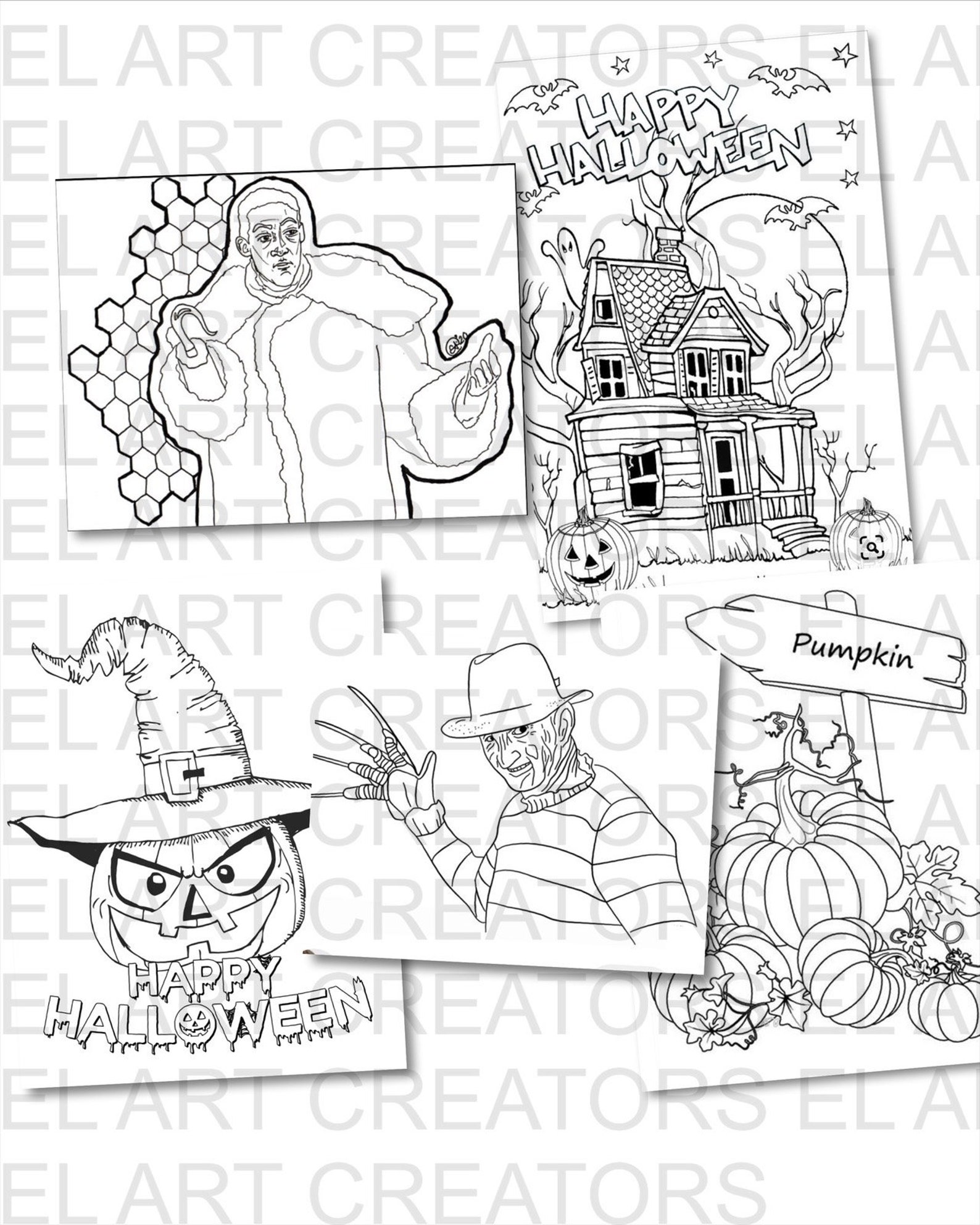 DIY Sip & Paint Party Kits Halloween Edition!! Complete With ALL ...