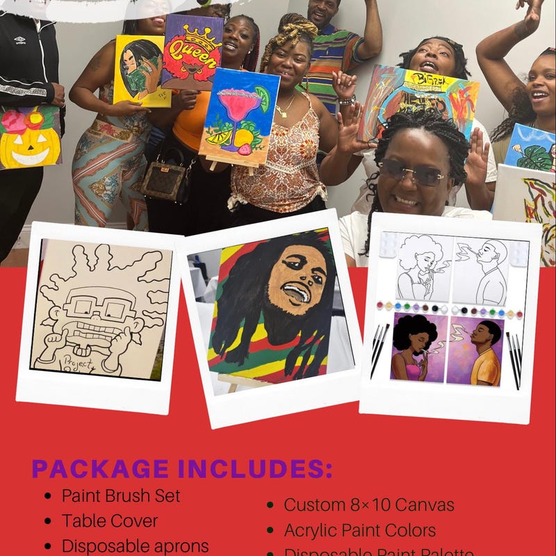 Paint Night Kits - Etsy