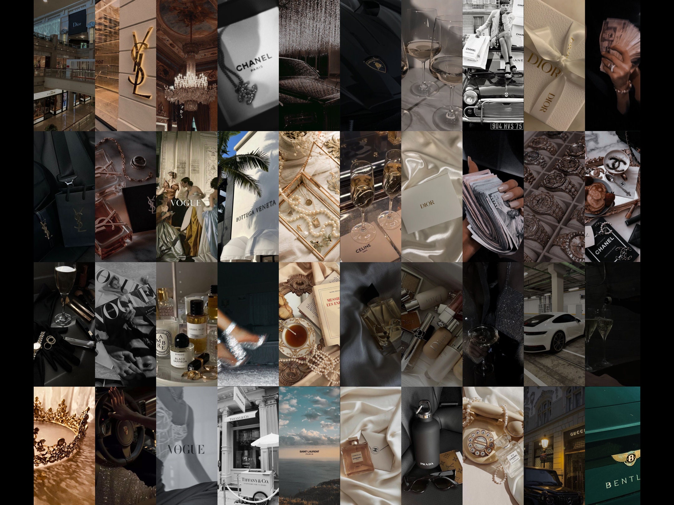 98pcs Classy Deluxe Wallpaper Collage printable Digital - Etsy