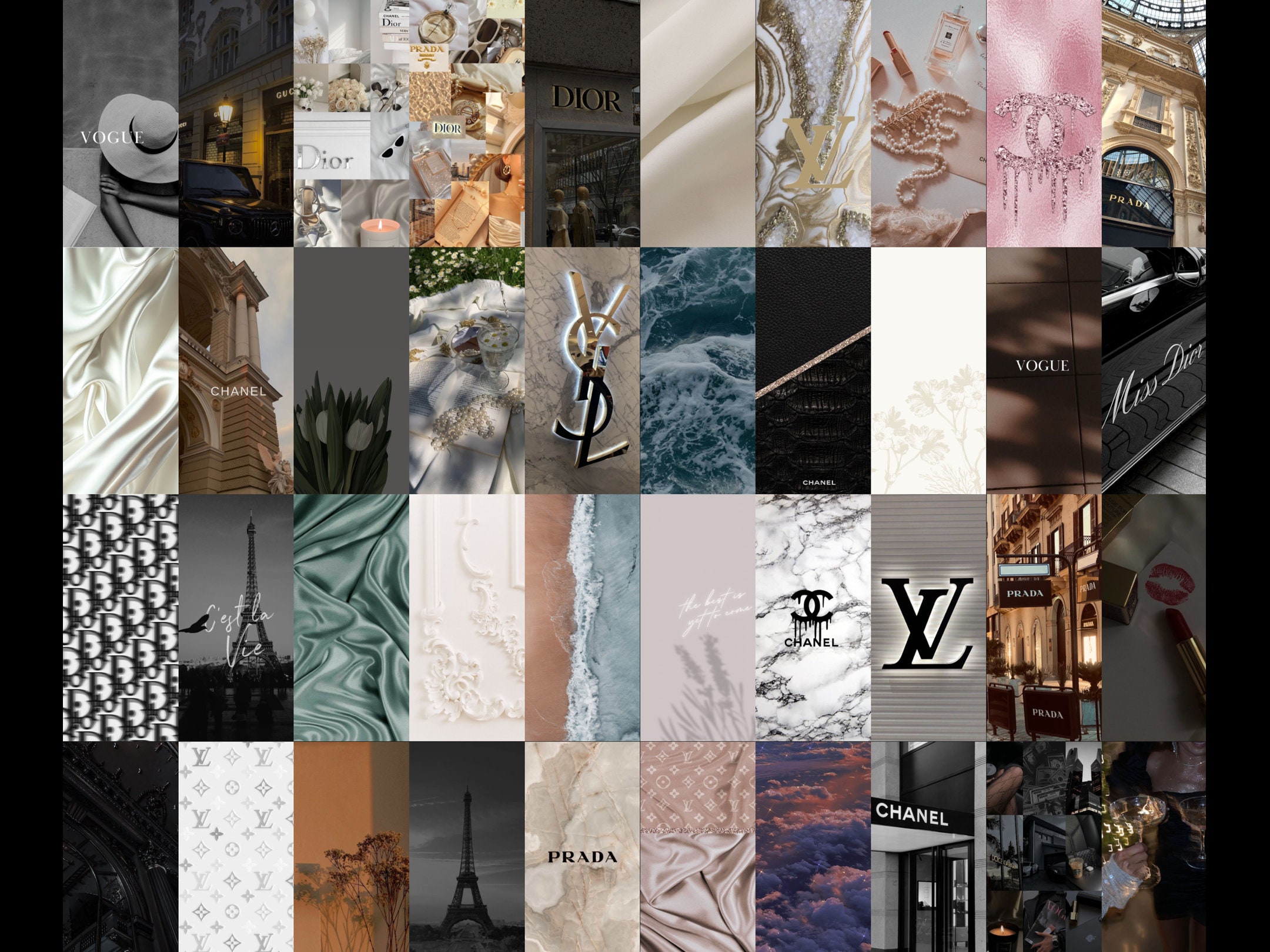 98pcs Classy Deluxe Wallpaper Collage printable Digital - Etsy