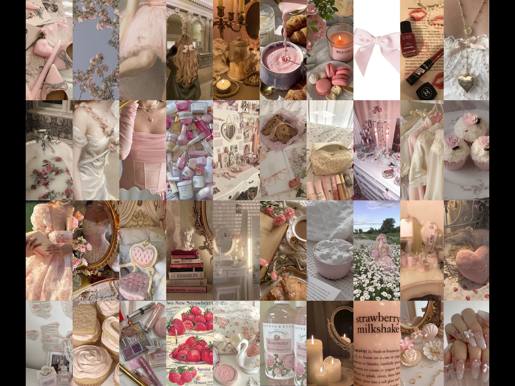 98pcs Coquette Collage Wallpapers printable Digital Download5 - Etsy