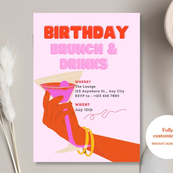 Brunch Card - Etsy