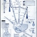 Great Highland Bagpipe Vintage-style Blueprint, 11 X 14 Inches ...
