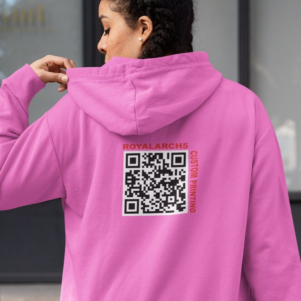 Qr Code Hoodie - Etsy