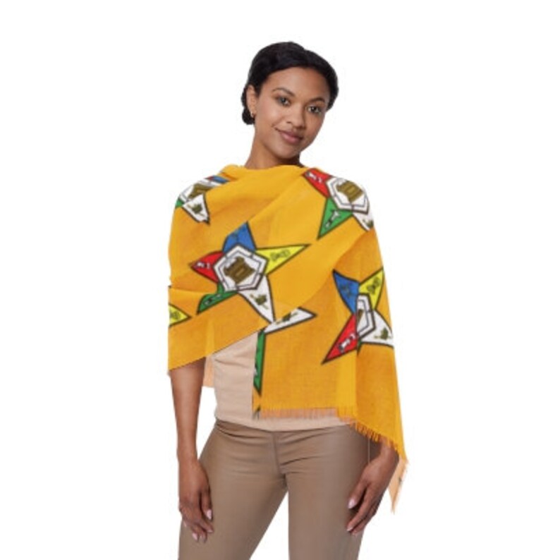 Eastern Star/ OES Light Scarf for Spring and Summer, Soft and ...