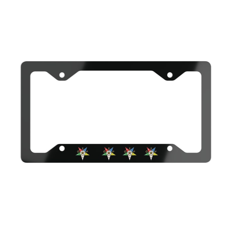 Order of the Eastern Star / OES Metal License Plate Frame - Etsy