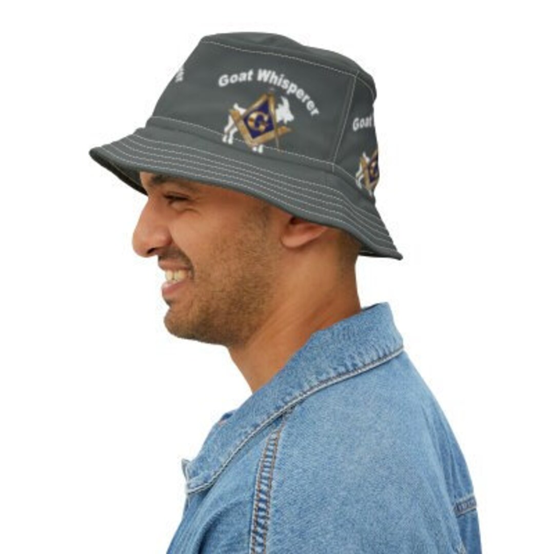 Goat Whisperer Mason / Masonic Bucket Hat From Arch5 Custom - Etsy