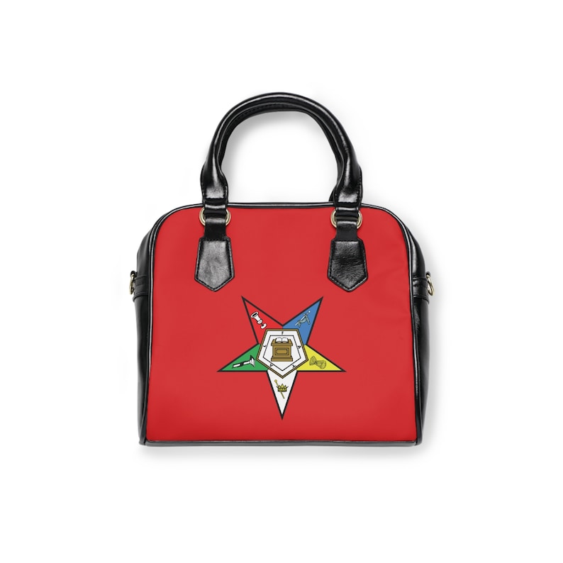 Order of the Eastern Stars / OES Fatal Two Side Print Shoulder Handbag ...