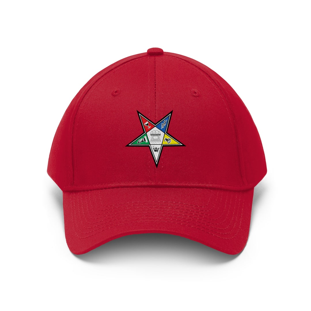 Order of the Eastern Stars Embroidered Unisex Twill Hat - Etsy