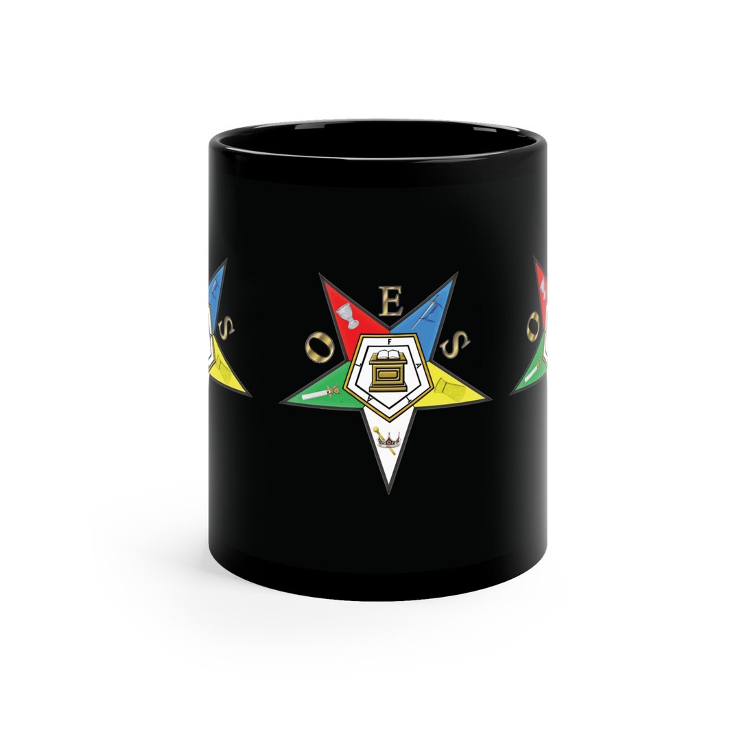 Order of the Eastern Stars, OES 11oz Black Mug Special - Etsy