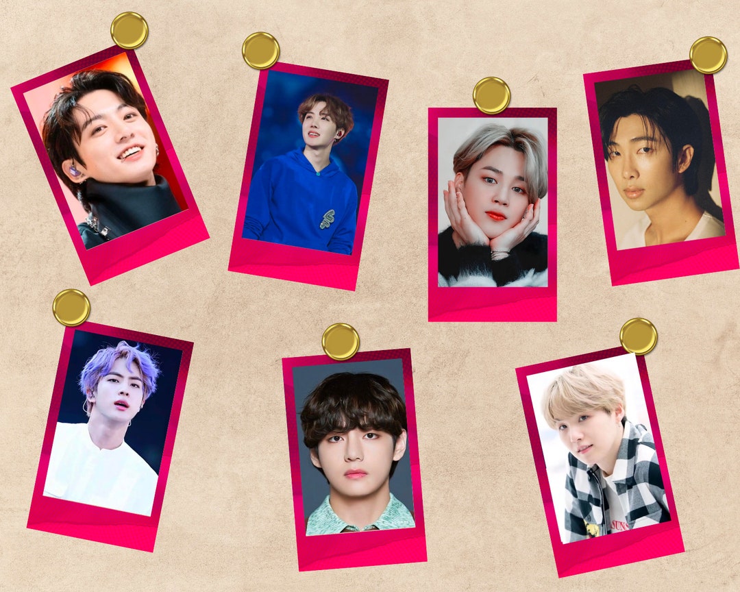 BTS Digital Photo Cards - Etsy