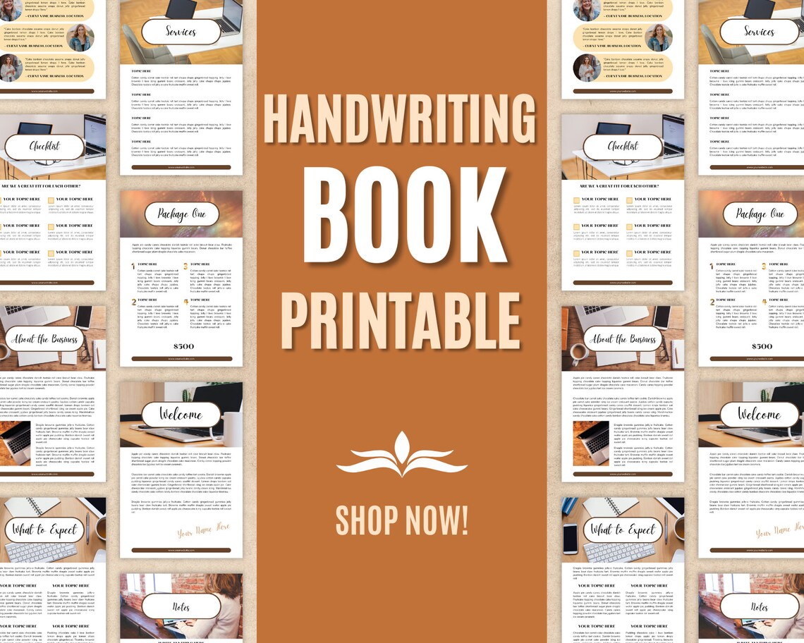 Cursive Handwriting Practice Sheets | Printable Handwriting Workbook ...