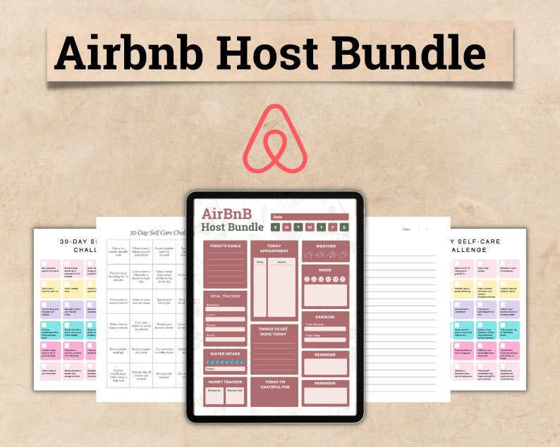 Airbnb Host Bundle Template | Welcome Guidebook | Airbnb Cleaning ...