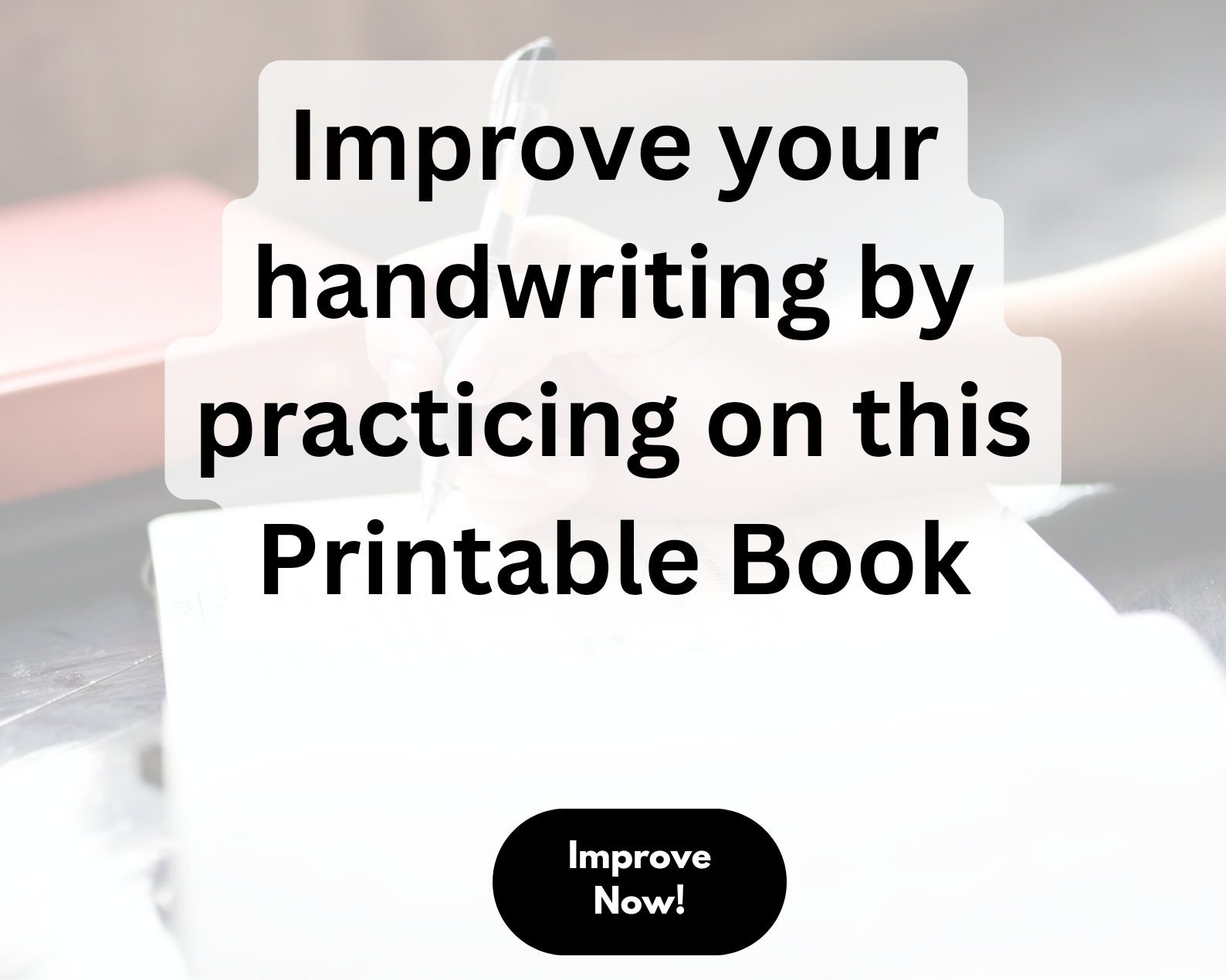 Cursive Handwriting Practice Sheets | Printable Handwriting Workbook ...