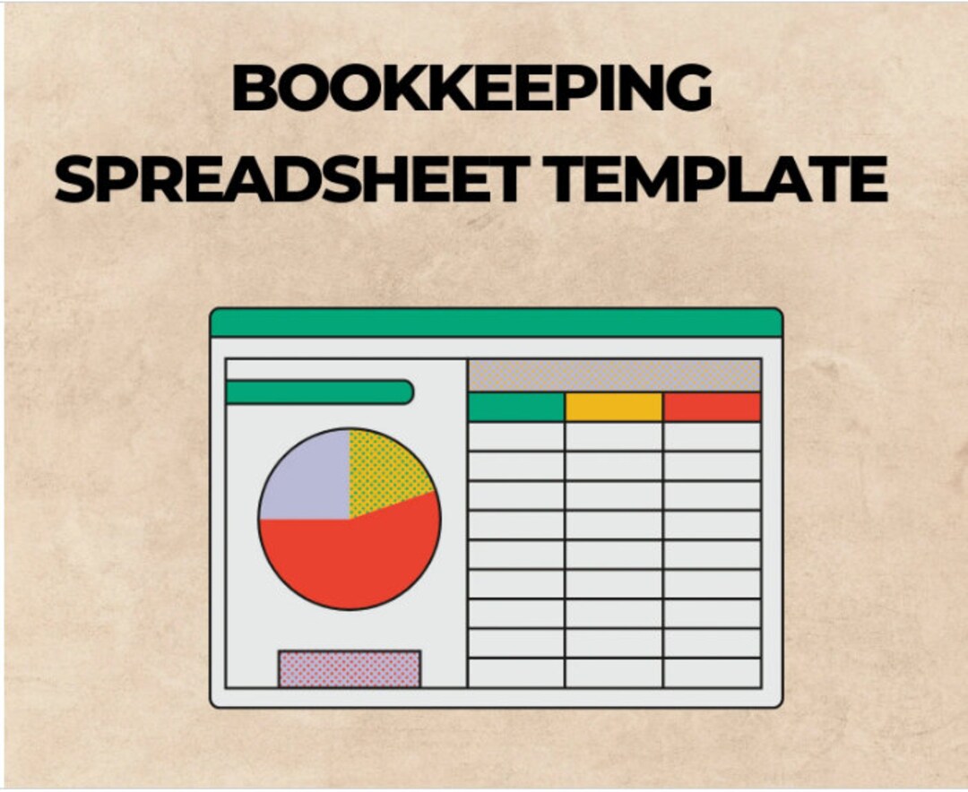 Bookkeeping Spreadsheet | Income Tracker | Expense Tracker | Accounting ...
