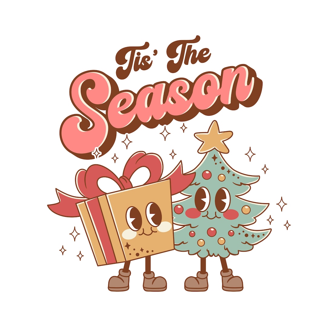 TIS THE SEASON Png, Christmas Tree Png, Holiday Clipart, Xmas Png ...