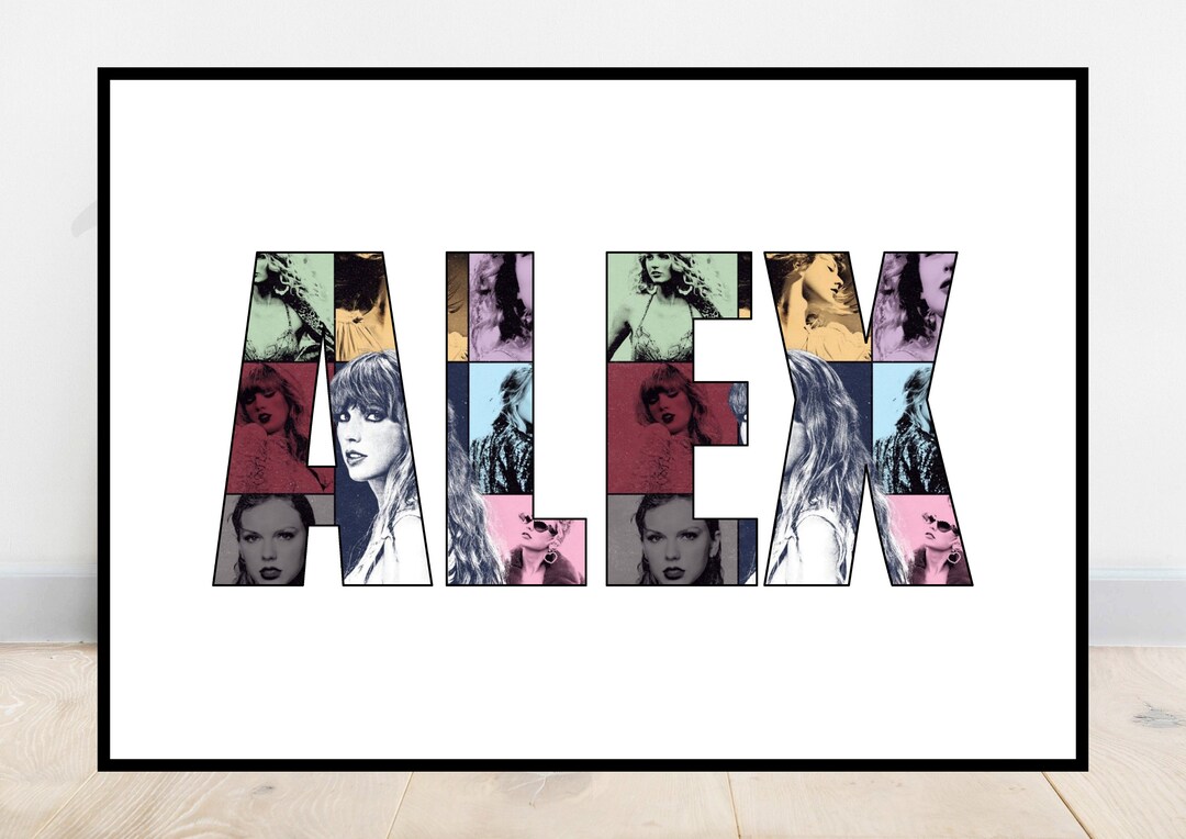 Taylor Swift Personalised Swiftie Print Swiftie Poster Birthday Present ...